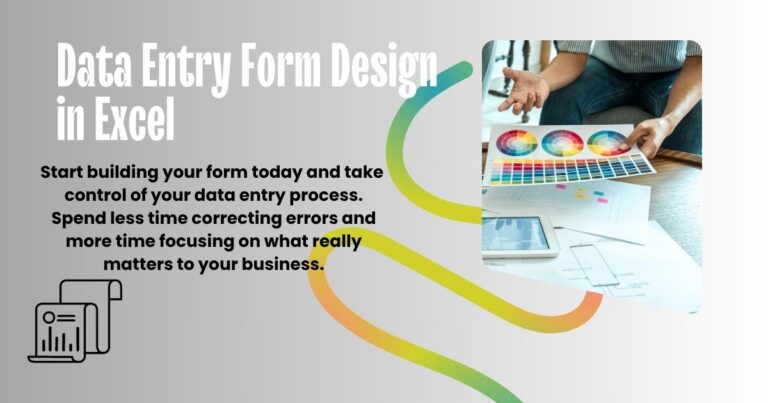 How to create a data entry form in Excel